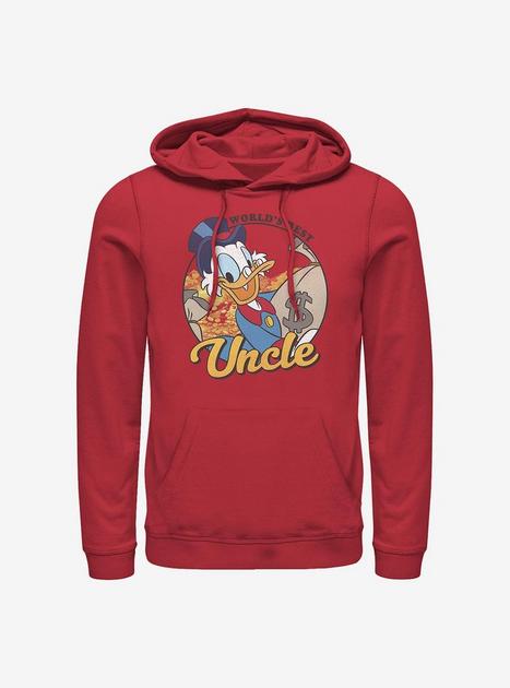 Disney Ducktales Scrooge Uncle Hoodie - RED | Hot Topic