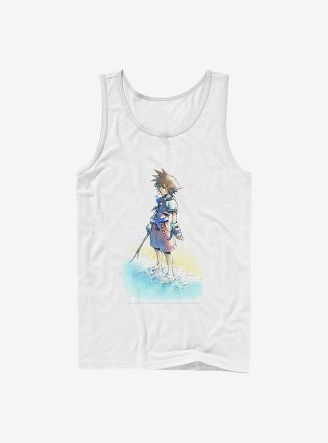 Disney Kingdom Hearts Beach Sora Tank - WHITE | Hot Topic