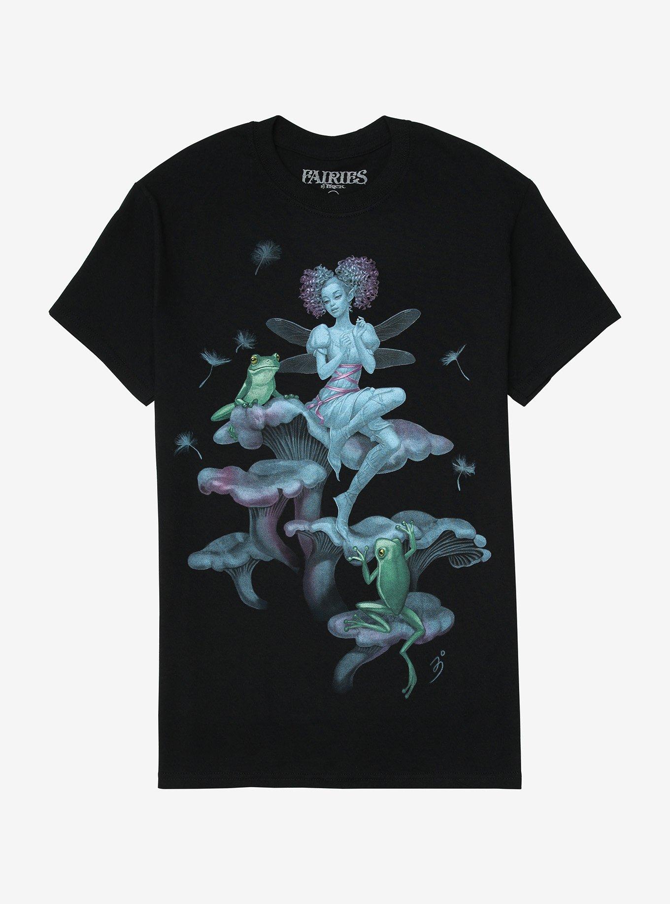 Fairies By Trick Frog Night Fairy Boyfriend Fit Girls T-Shirt | Hot Topic