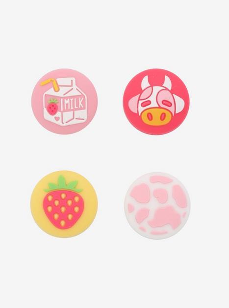 Strawberry Milk Thumb Grips | Hot Topic