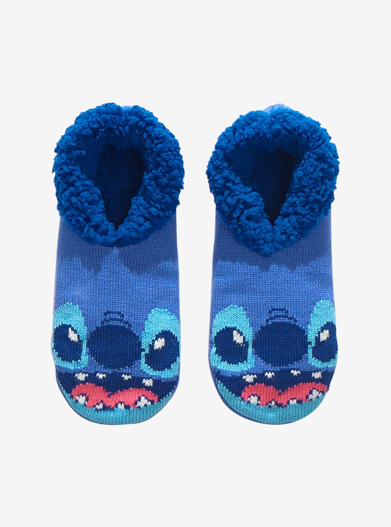 Disney Lilo & Stitch Stitch Character Slipper Socks - BoxLunch ...