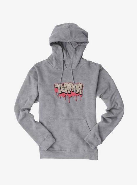 Halloween Terror Drip Hoodie - GREY | Hot Topic