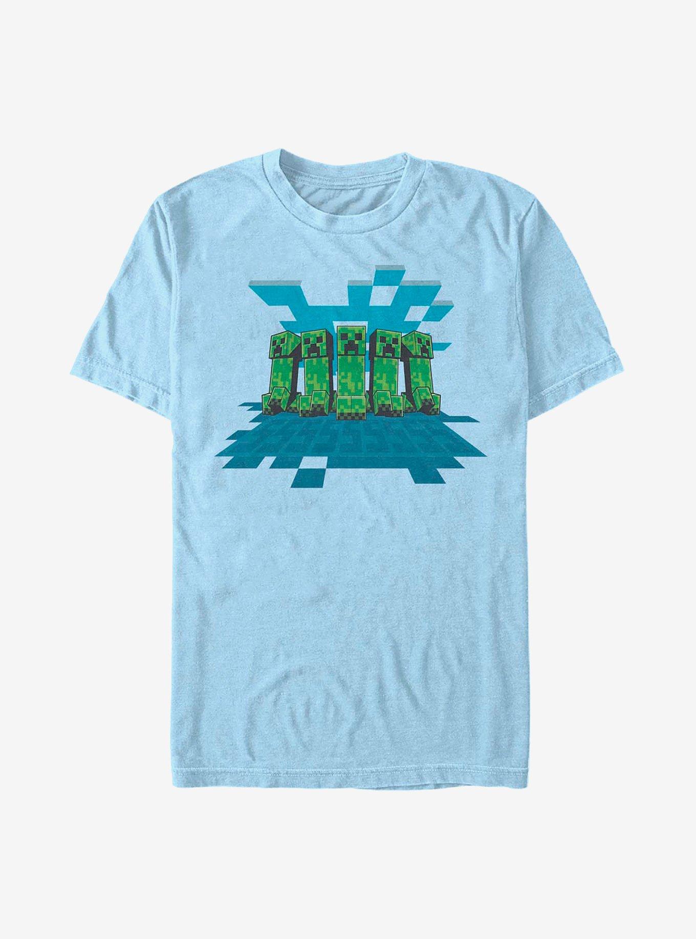 Minecraft Creeper Mob T-Shirt - BLUE | Hot Topic