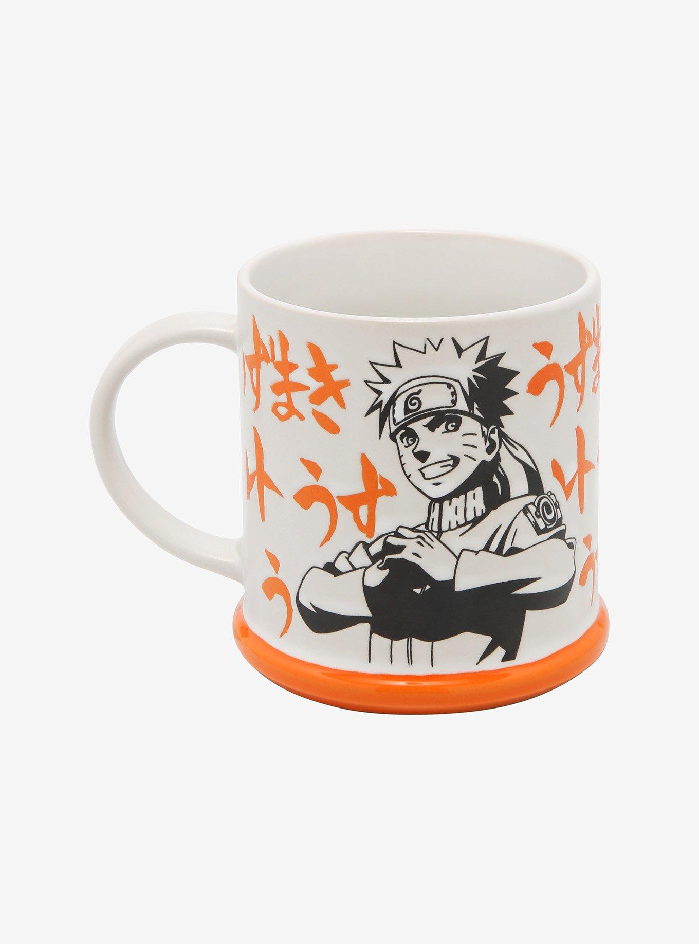 Naruto Shippuden Japanese Text Mug | Hot Topic