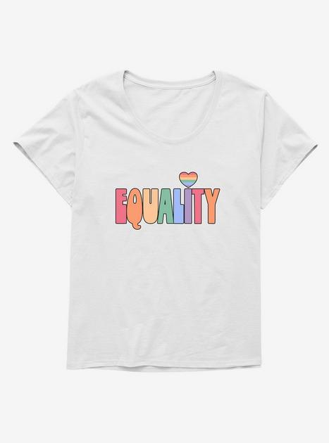 Equality T-Shirt Plus Size - WHITE | Hot Topic