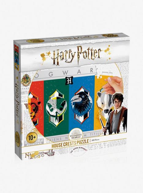 Harry Potter House Crests 500 Piece Puzzle | Hot Topic