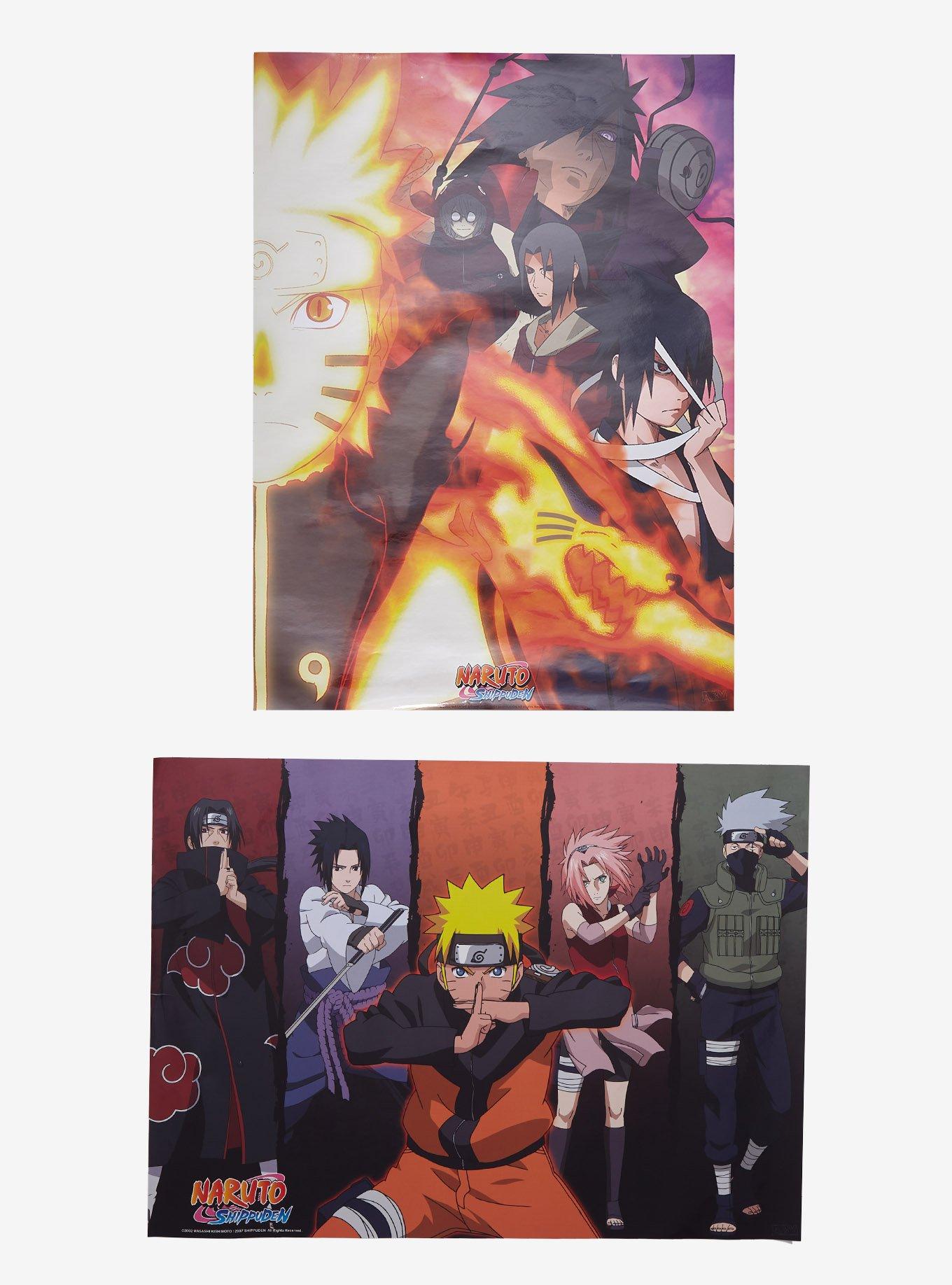 Naruto Shippuden Group Mini Poster Set | Hot Topic