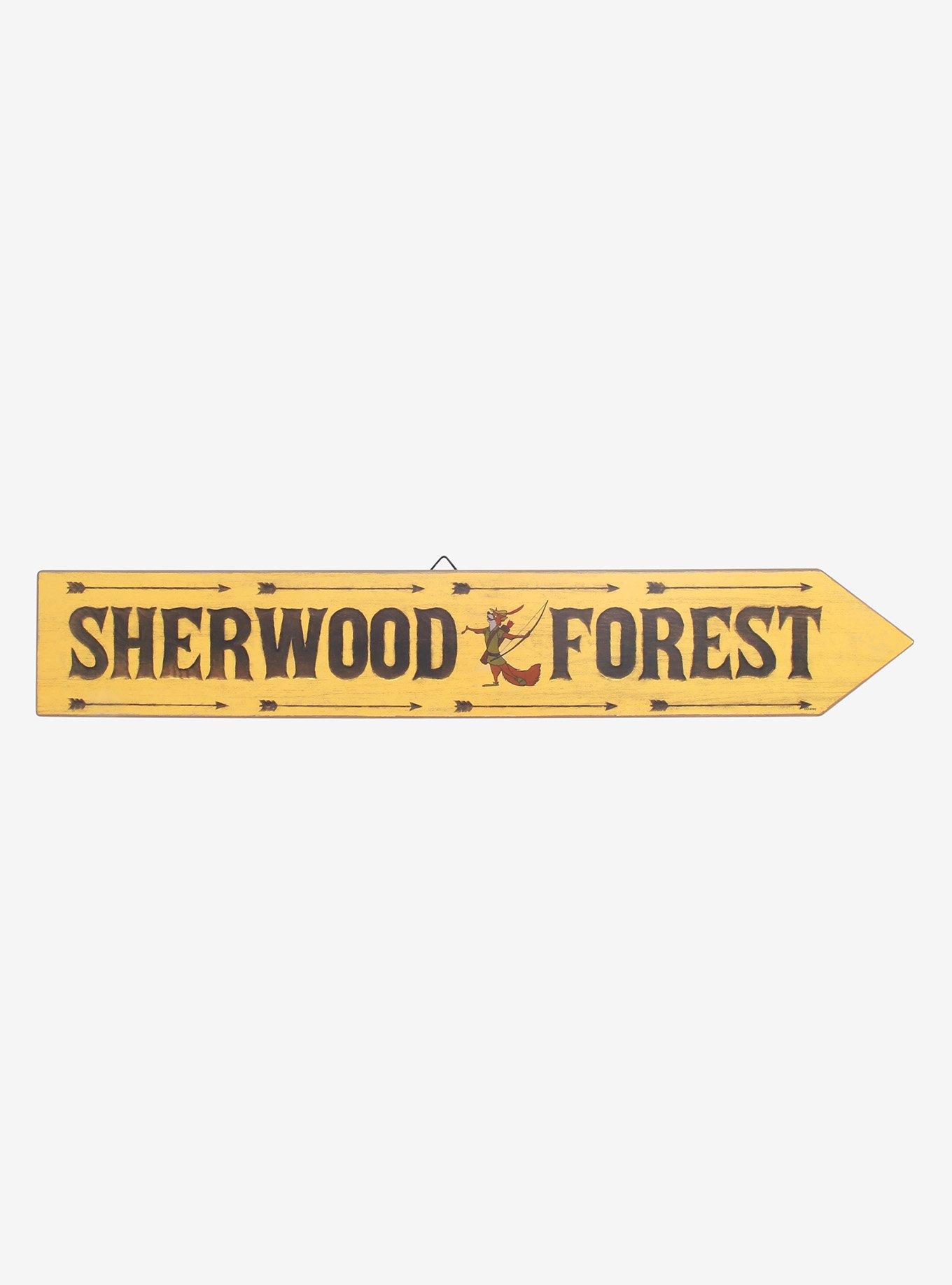 Disney Robin Hood Sherwood Forest Arrow Sign | BoxLunch