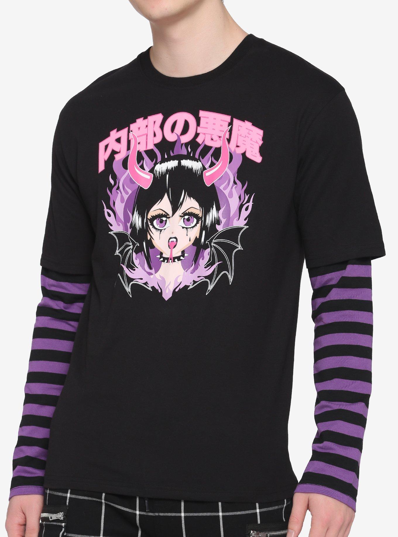 Demon Girl Twofer Long Sleeve T Shirt Hot Topic