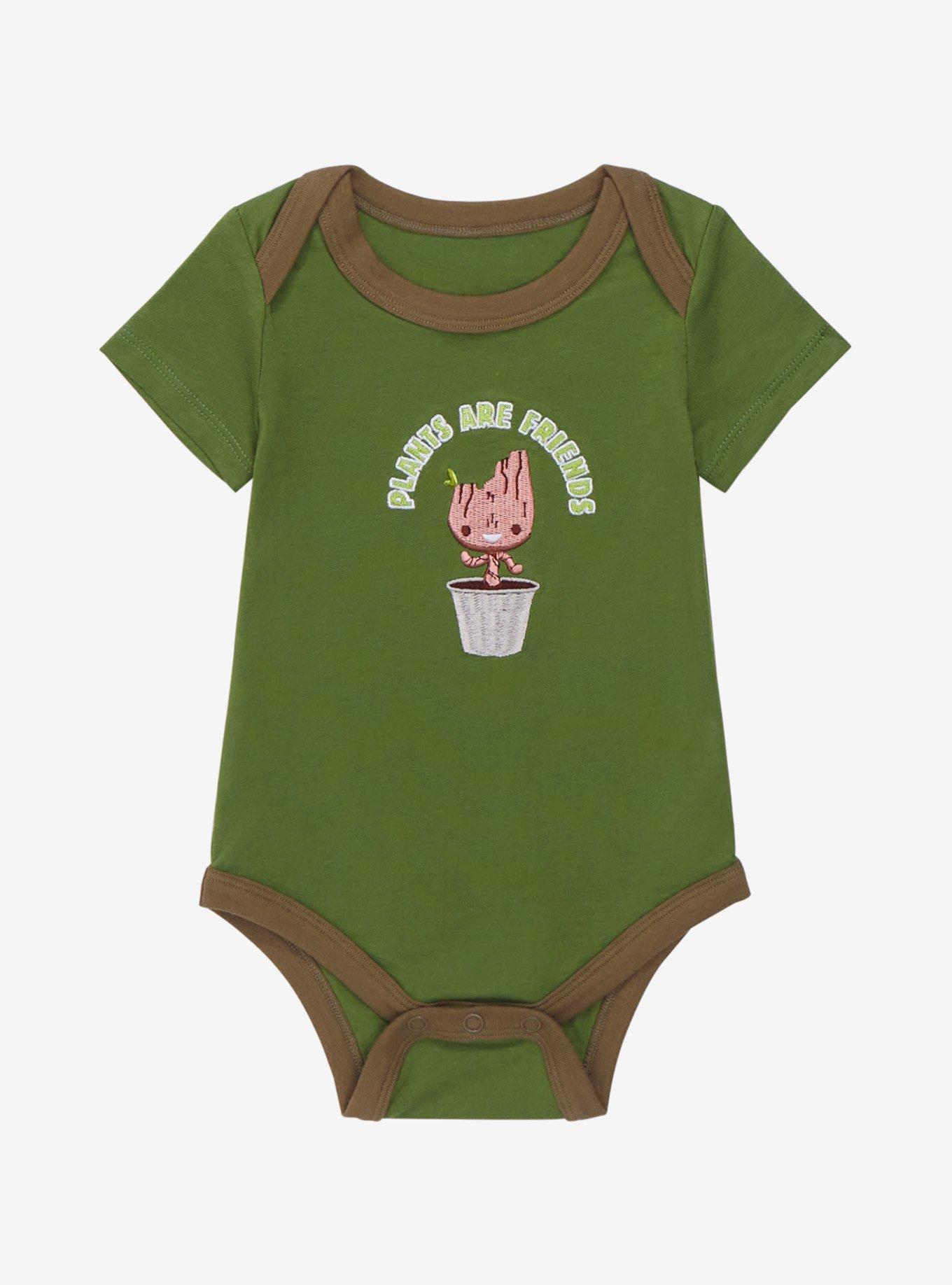 Marvel Guardians of the Galaxy Groot Friends Infant One-Piece ...