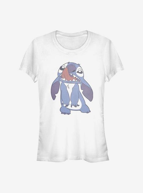 Disney Lilo & Stitch Booger Tongue Girls T-Shirt - WHITE | Hot Topic
