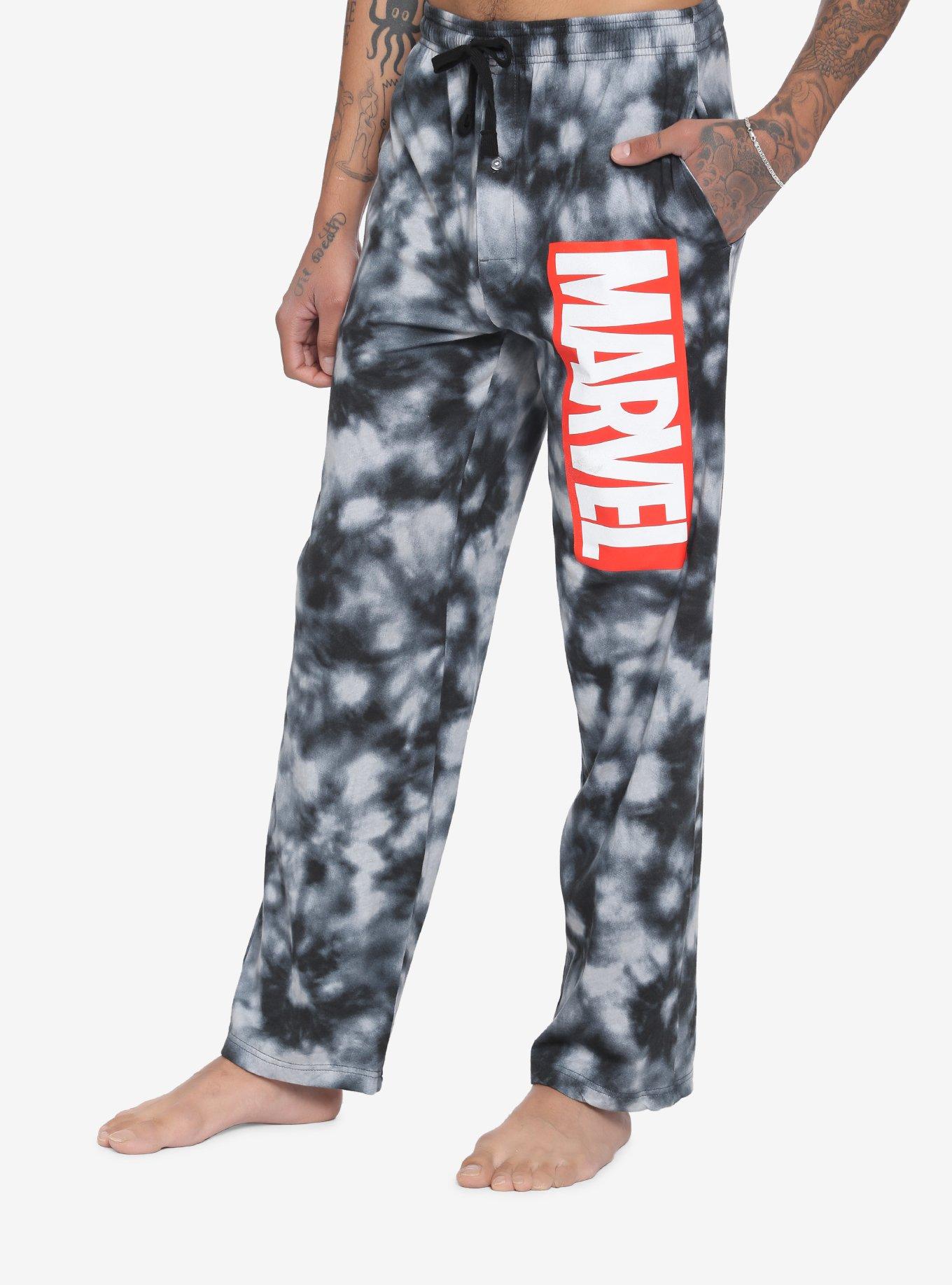 Marvel Logo Wash Pajama Pants | Hot Topic
