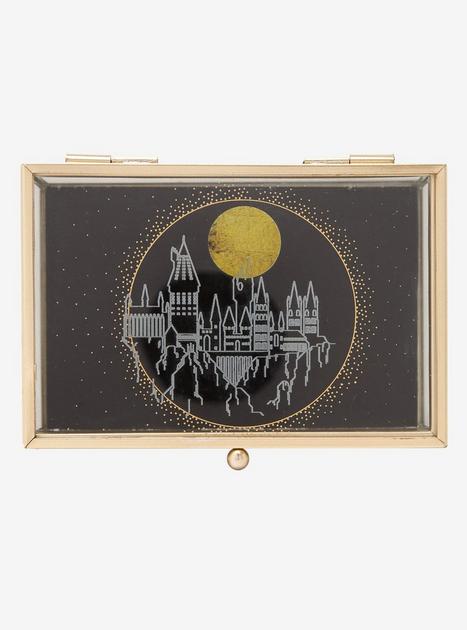 Harry Potter Hogwarts Glass Jewelry Box | Hot Topic