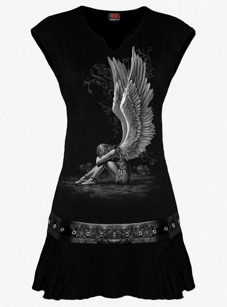 Fallen Angel Studded Sleeveless Dress | Hot Topic