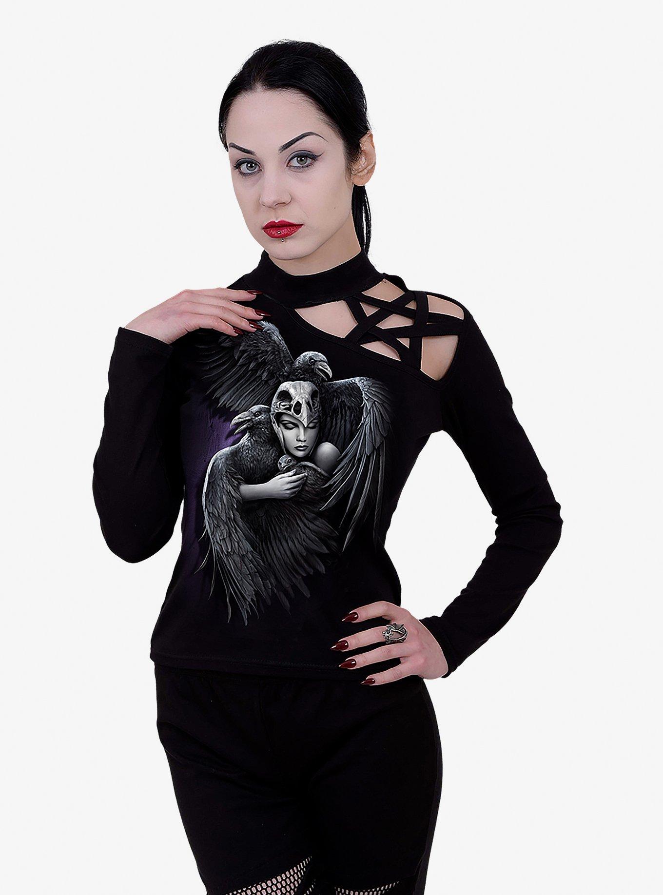 Guardian Angels Pentagram Shoulder Longsleeve Top | Hot Topic