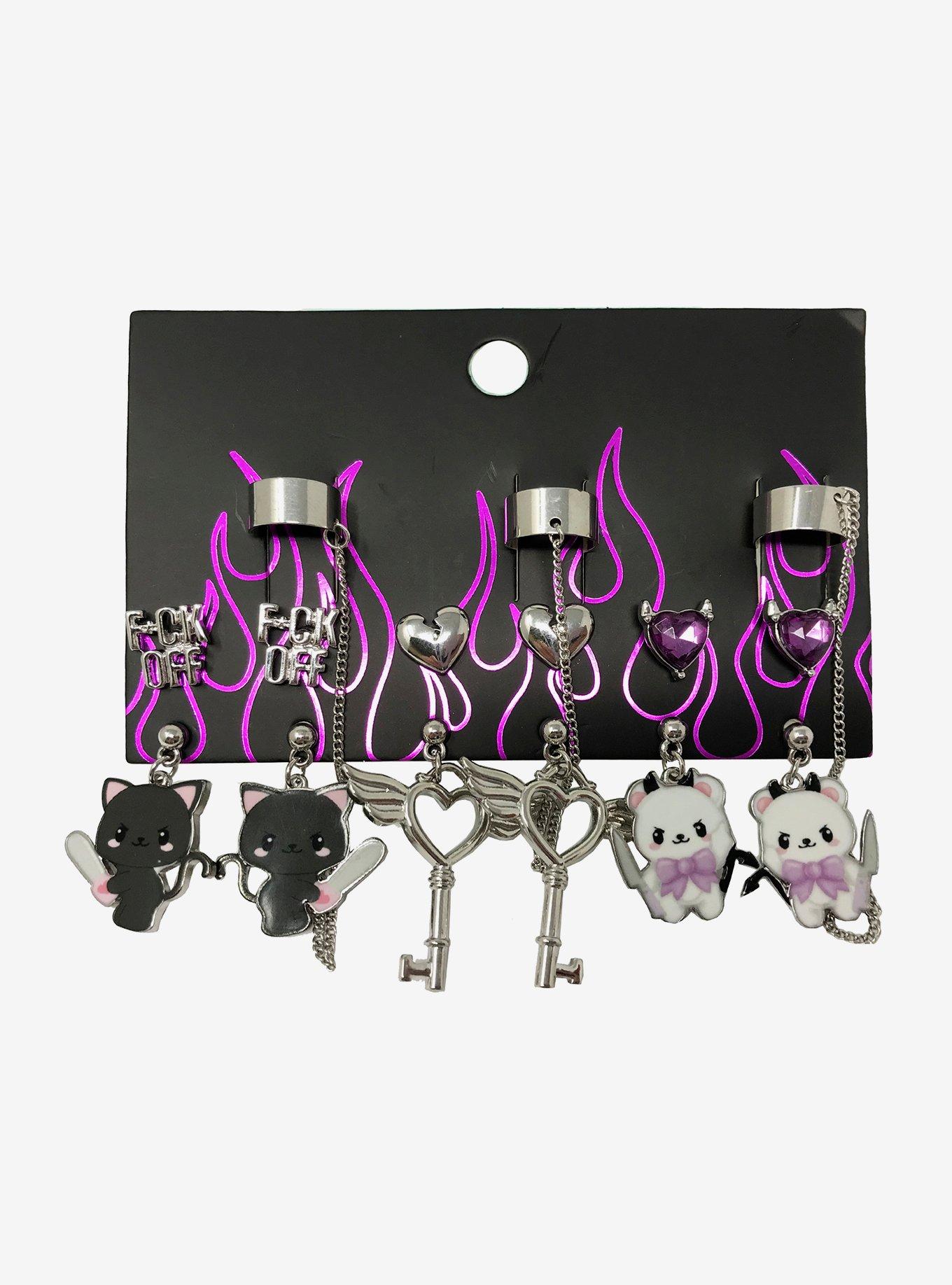 Animals With Weapons Cuff Earring Set | Hot Topic