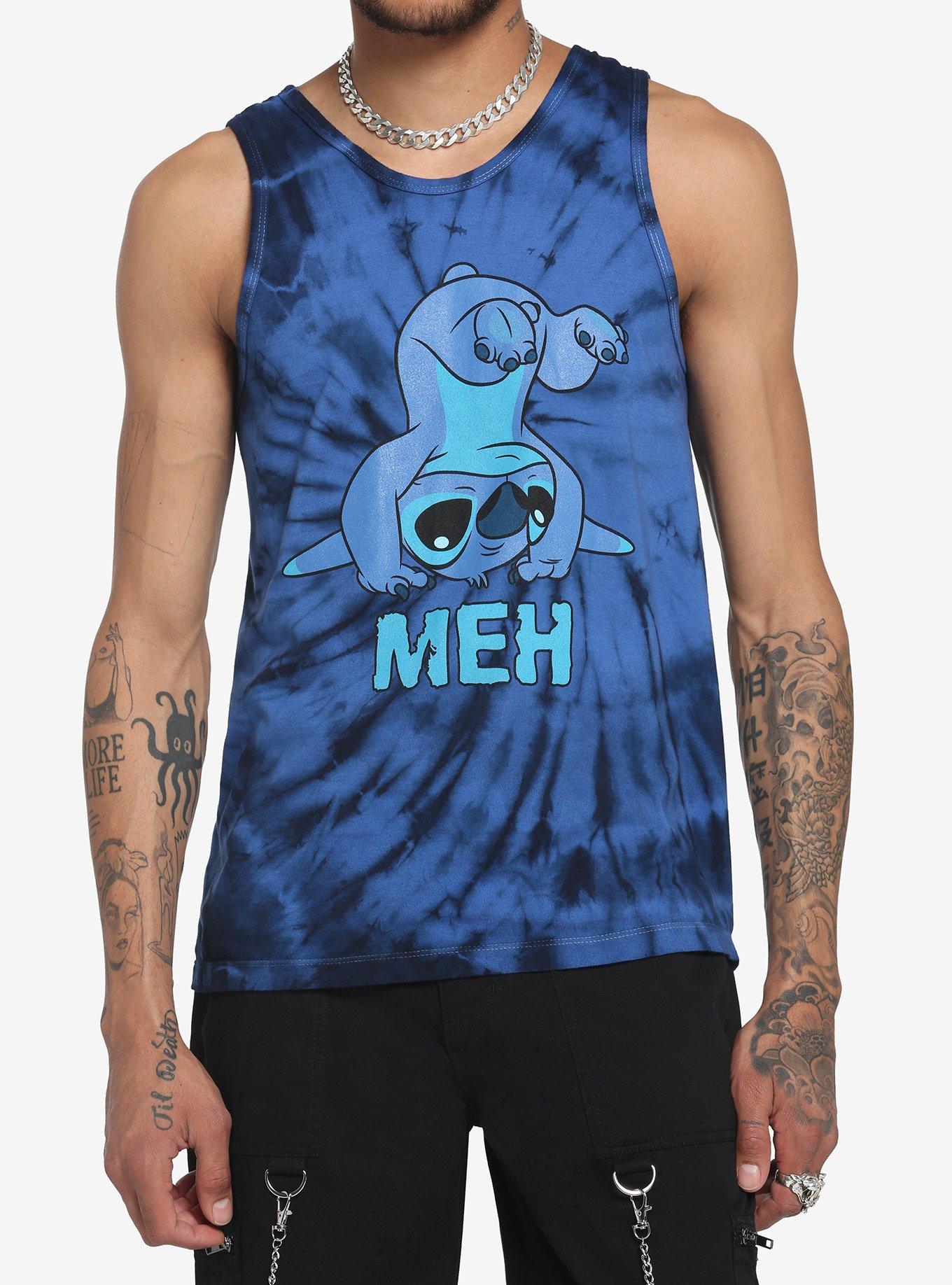 Disney Lilo & Stitch Meh Blue Wash Tank Top | Hot Topic