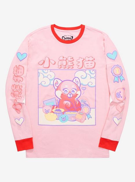 Disney Pixar Turning Red Cartoon Red Panda Long Sleeve T-Shirt | BoxLunch
