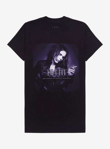 HIM Deep Shadows And Brilliant Highlights Album Cover Girls T-Shirt ...