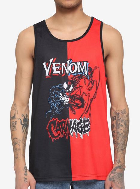 Marvel Venom & Carnage Split Tank Top | Hot Topic