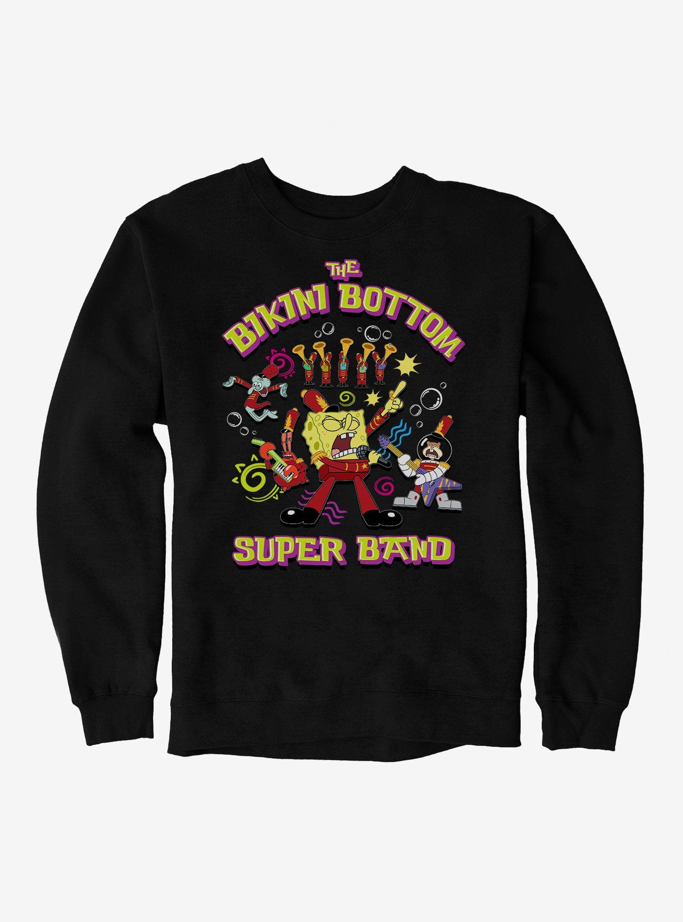 SpongeBob SquarePants Bikini Bottom Super Band Sweatshirt | BoxLunch