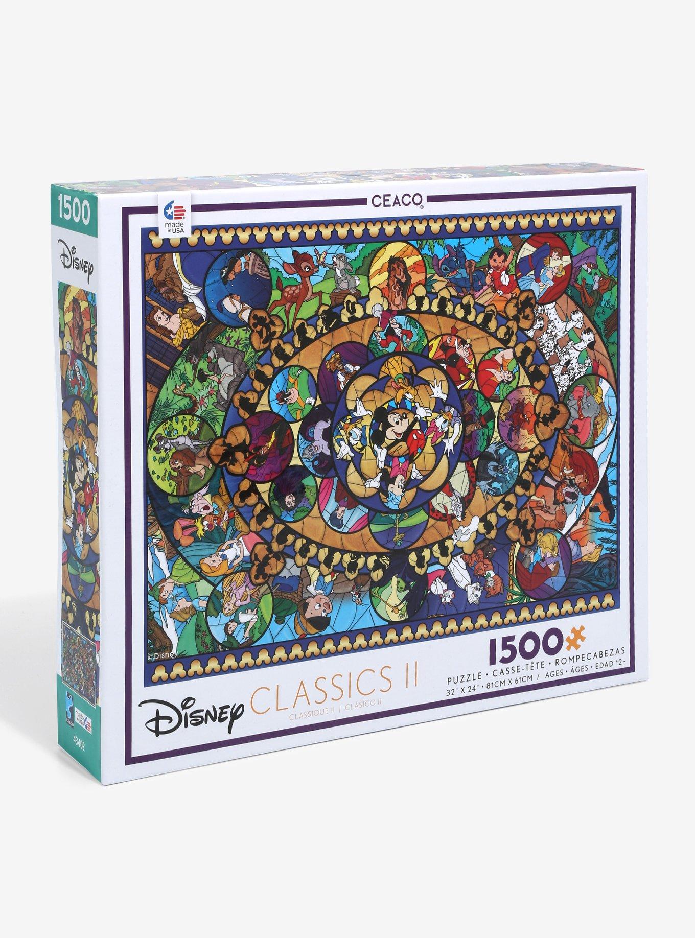 Disney Animated Classics Stained Glass 1500-Piece Puzzle | BoxLunch