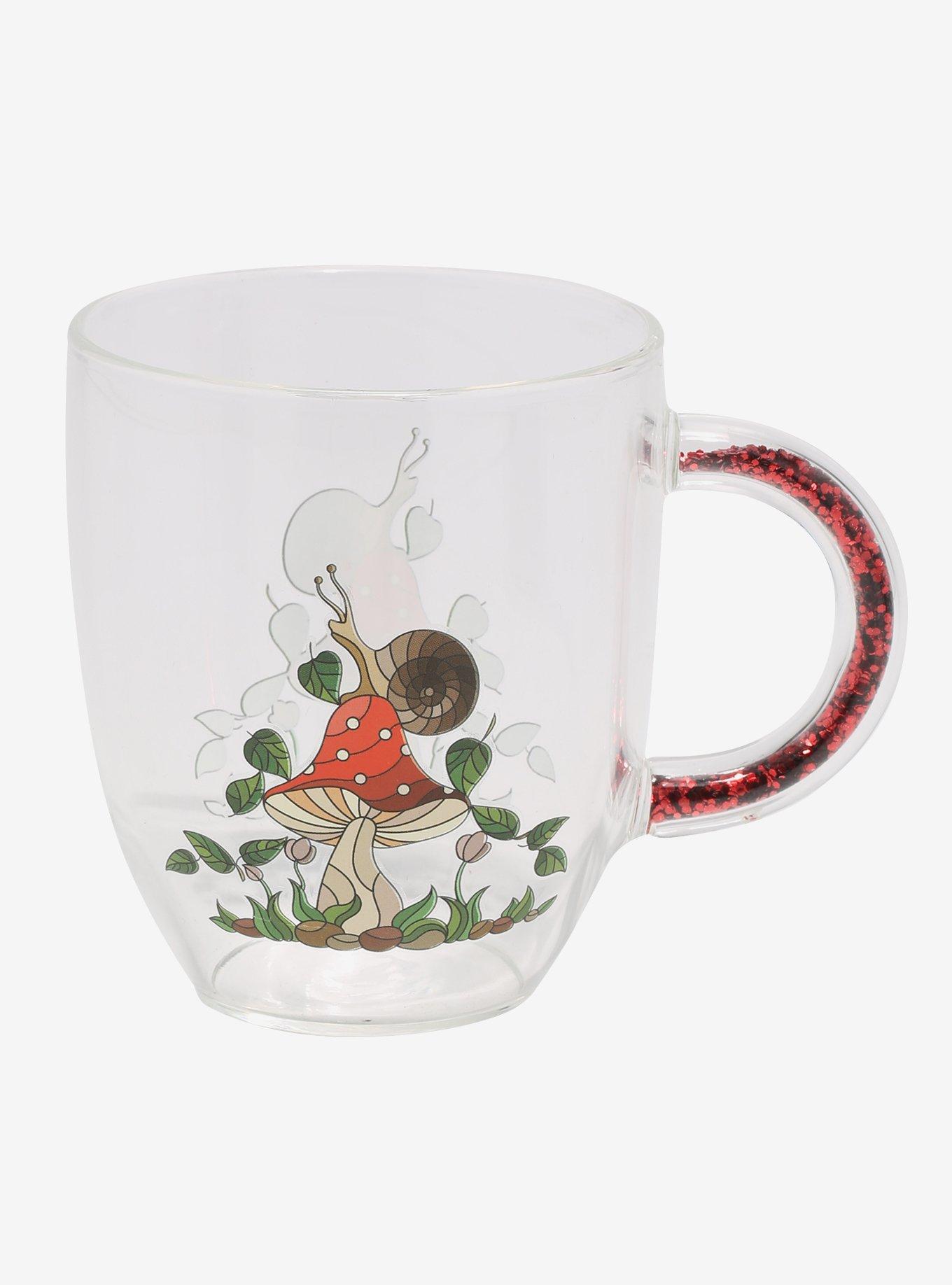 Mushroom Snail Glass Mug | Hot Topic