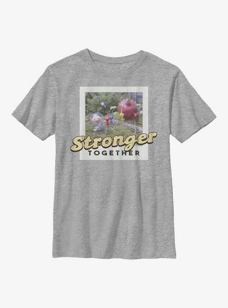 Nintendo Pikmin Together Youth T-Shirt - GREY | BoxLunch