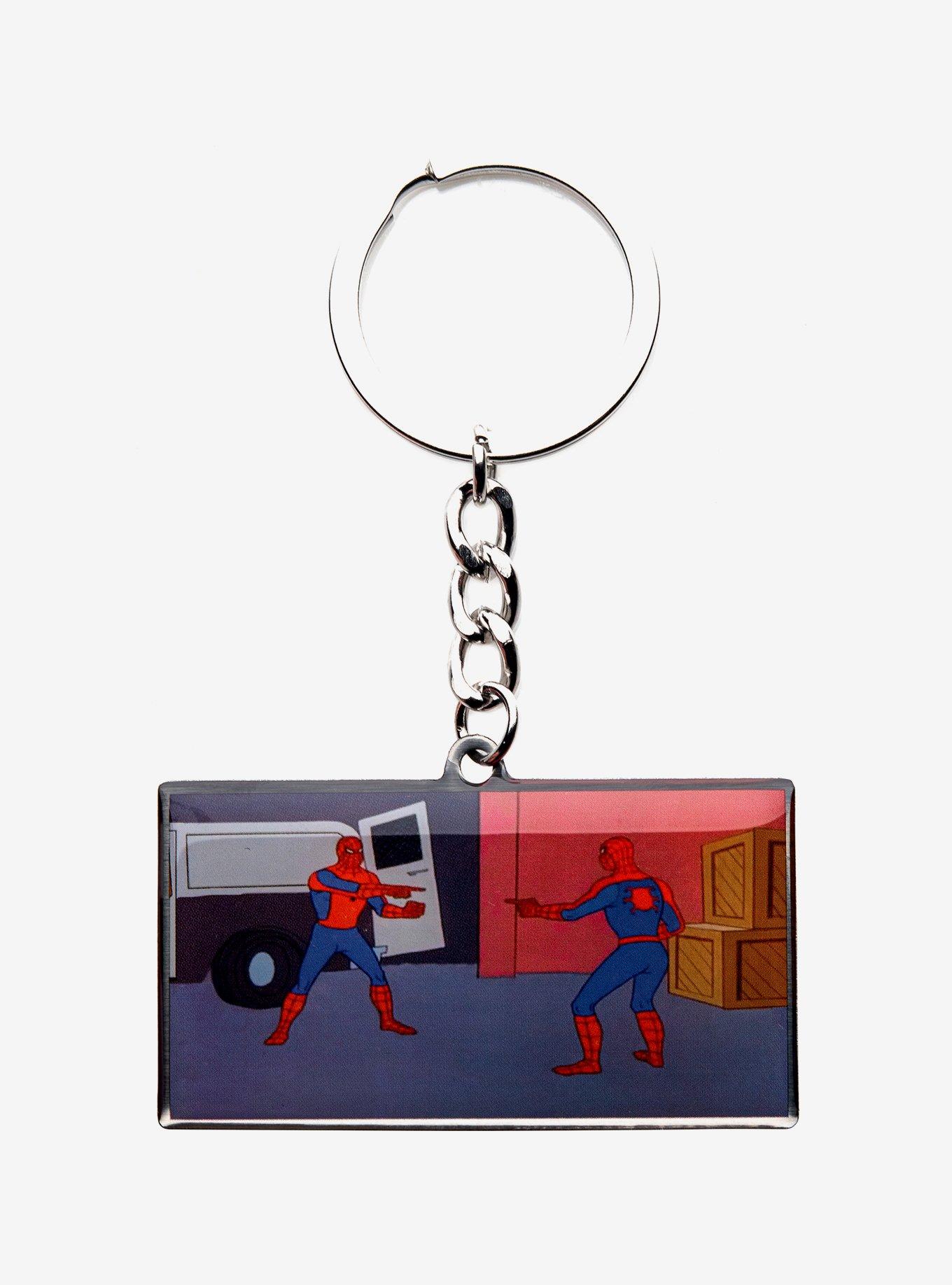 Marvel Spider-Man Point Acrylic Key Chain | Hot Topic