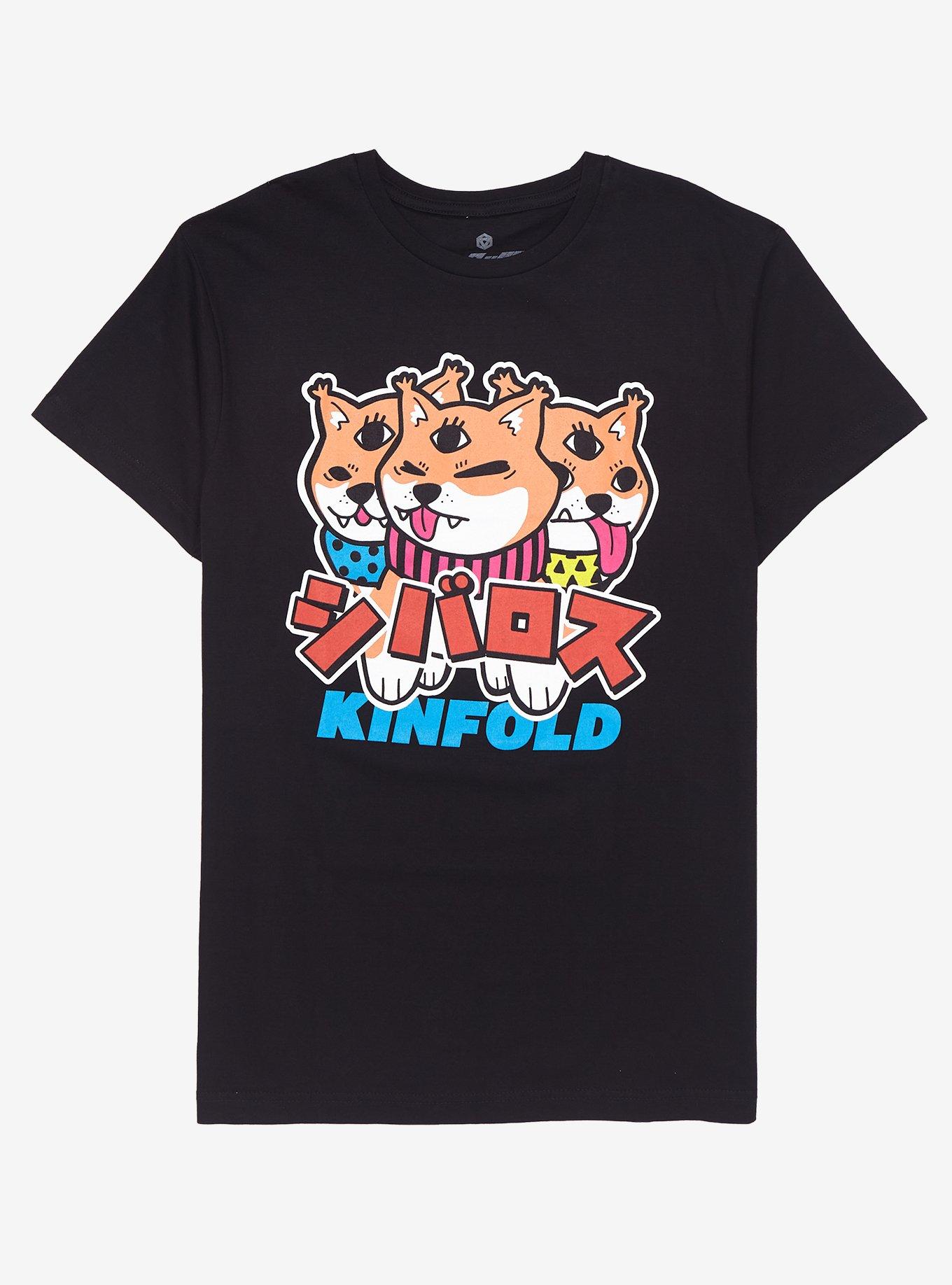 Three-Headed Shiba Kaiju T-Shirt By Kinfold | Hot Topic