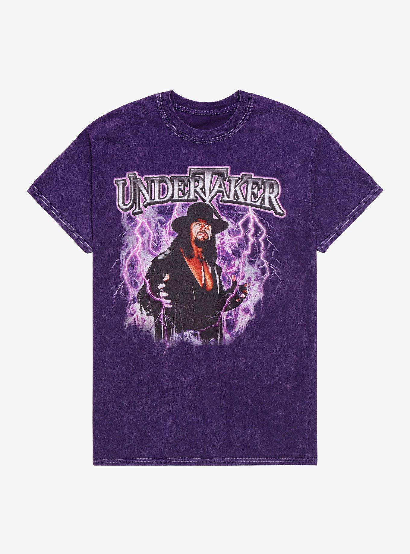 WWE Undertaker Purple Mineral Wash T-Shirt | Hot Topic