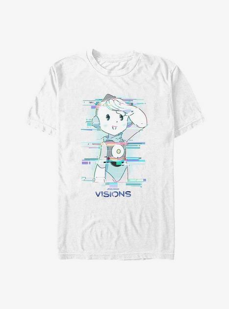 Star Wars: Visions T0-B1 Salute T-Shirt - WHITE | Hot Topic