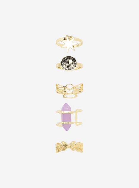Harry Potter Castle Crystal Ring Set | Hot Topic