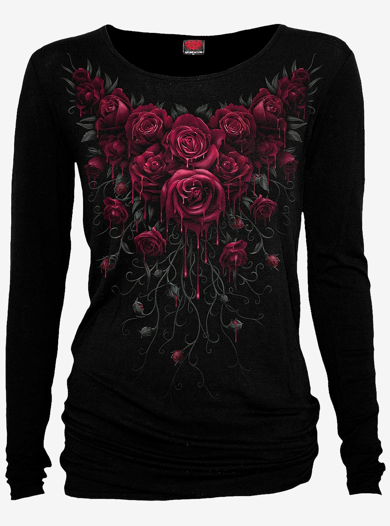 Blood Rose Long-Sleeve | Hot Topic