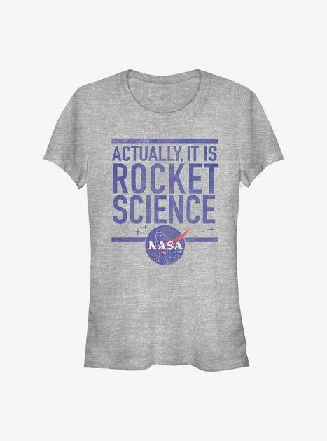 NASA Rocket Science Girls T-Shirt - GREY | Hot Topic