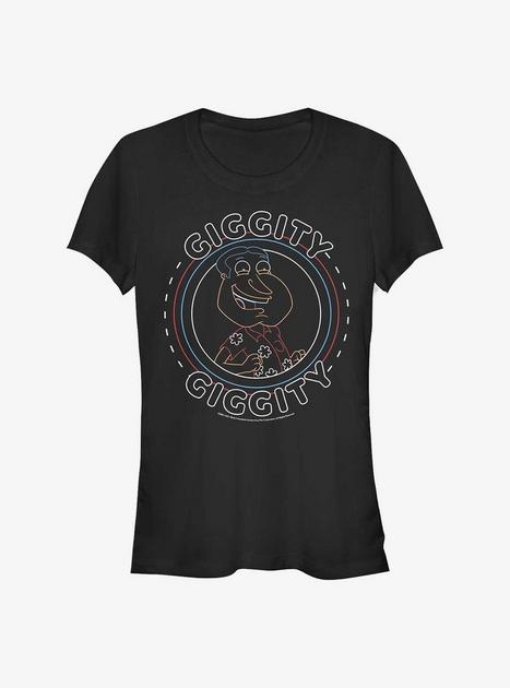 Family Guy Giggidy Giggidy Girls T-Shirt - BLACK | Hot Topic