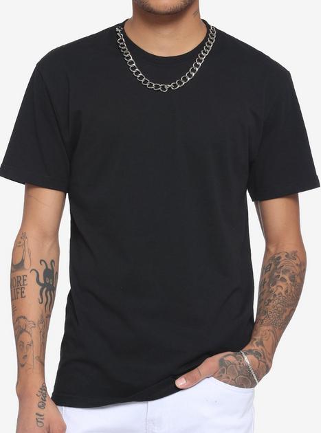 Chain Black T-Shirt | Hot Topic