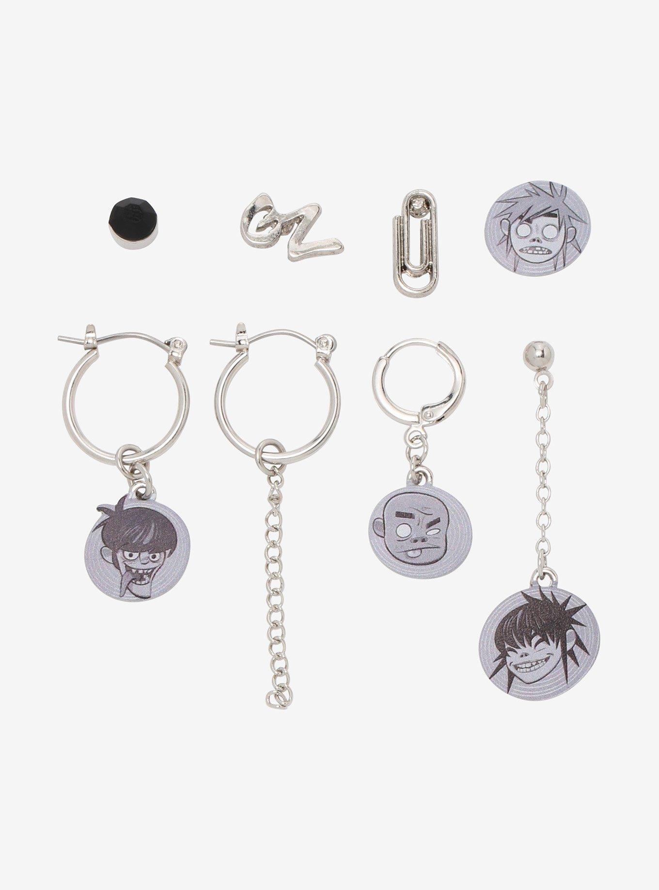 Gorillaz Mismatch Earring Set | Hot Topic