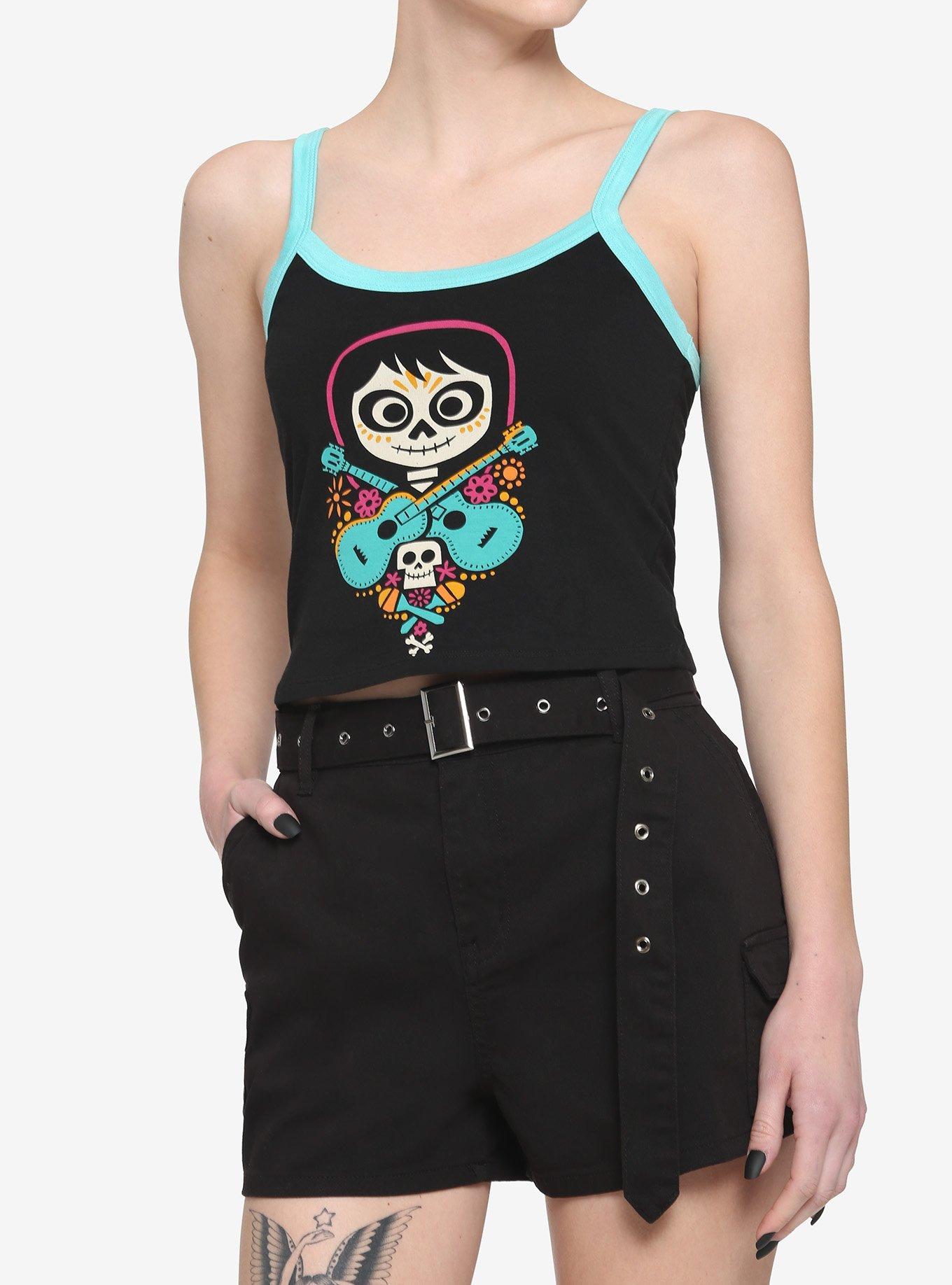 Disney Pixar Coco Contrast Girls Crop Cami | Hot Topic