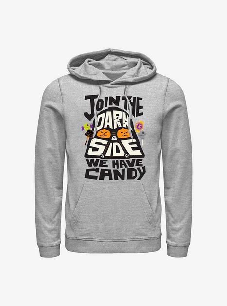 Star Wars The Dark Side Has Candy Hoodie - GREY | Hot Topic