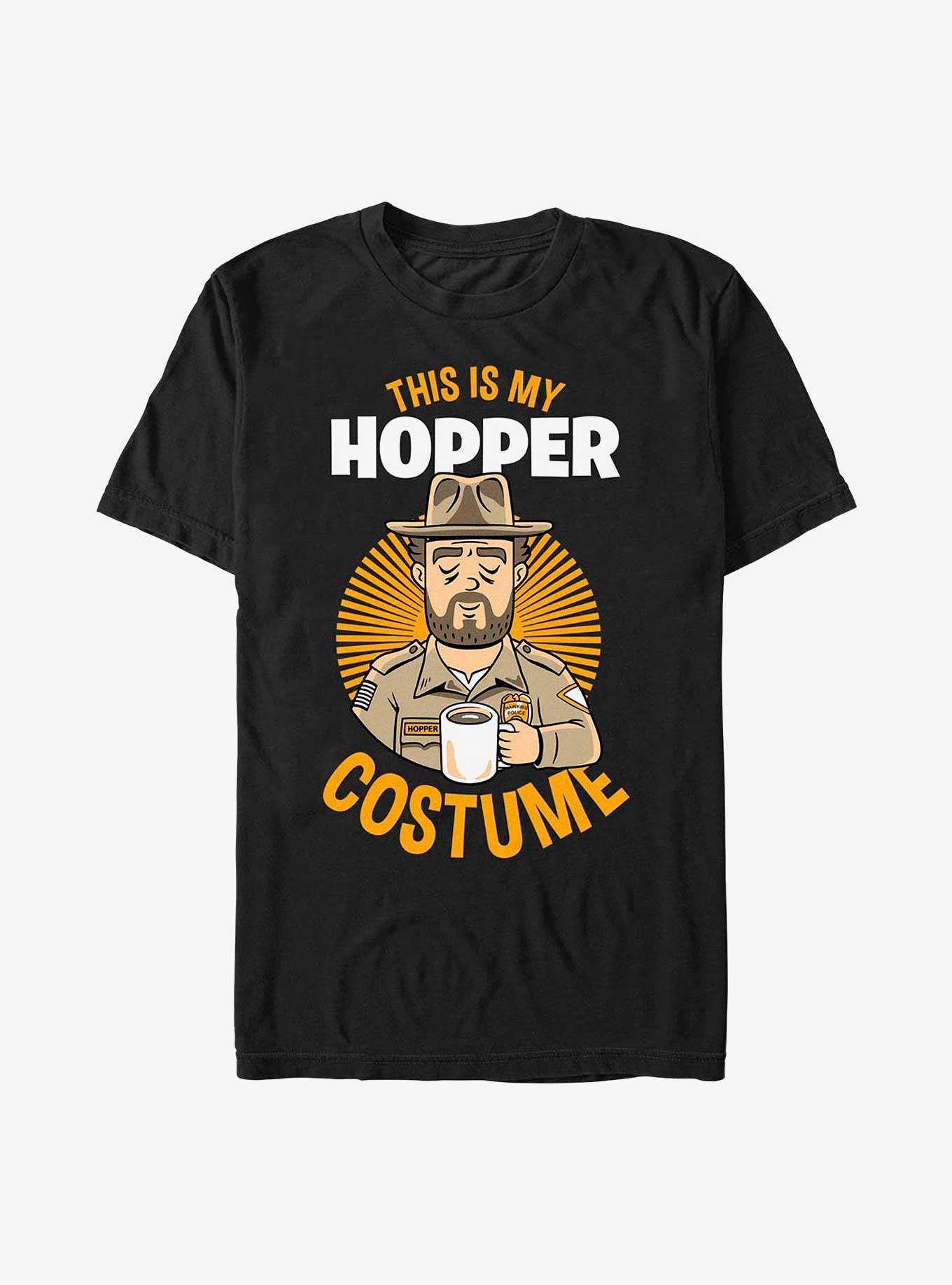 Stranger Things Hopper Costume T-Shirt - BLACK | BoxLunch