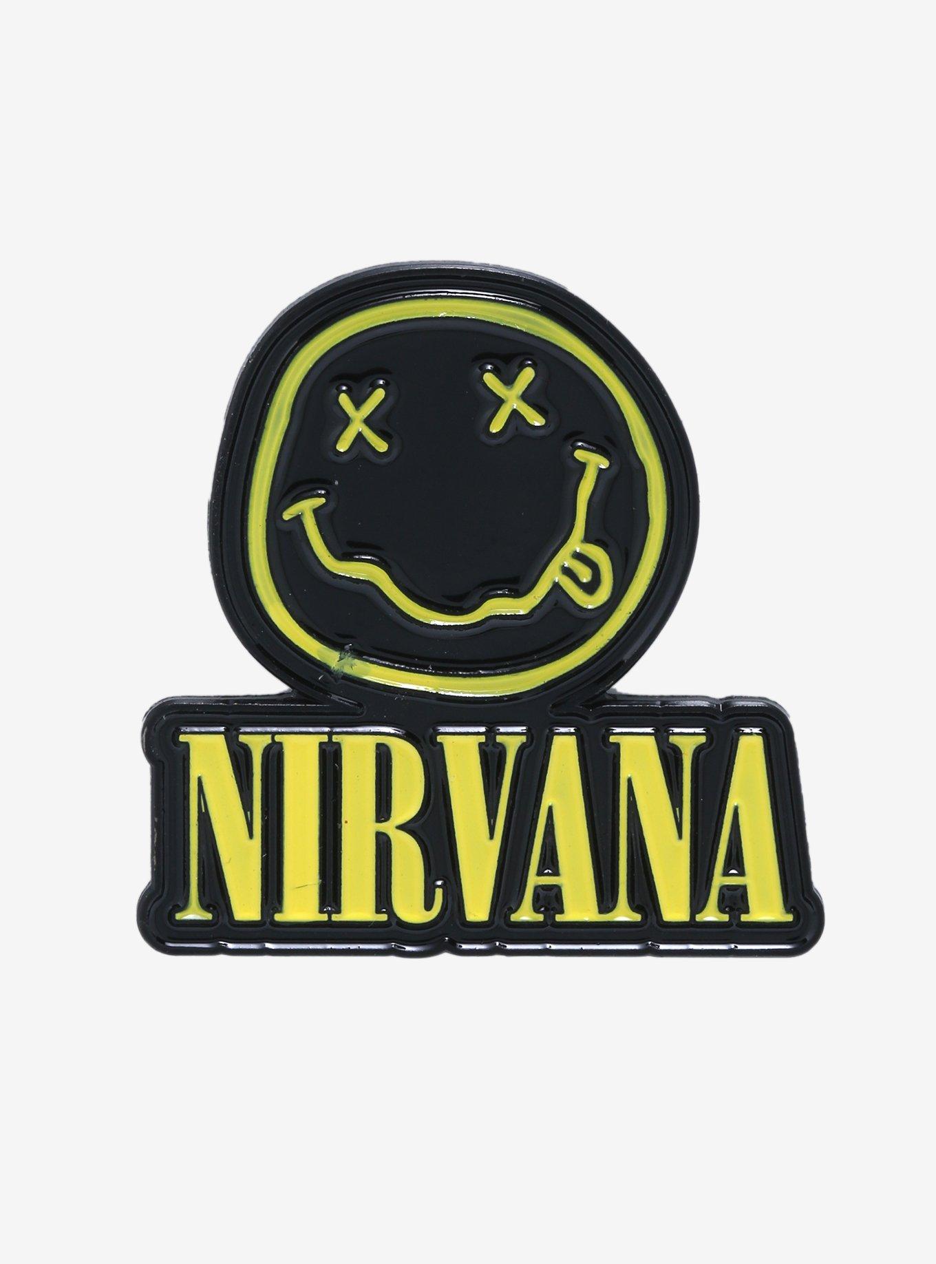 Nirvana Smile Face Enamel Pin | Hot Topic