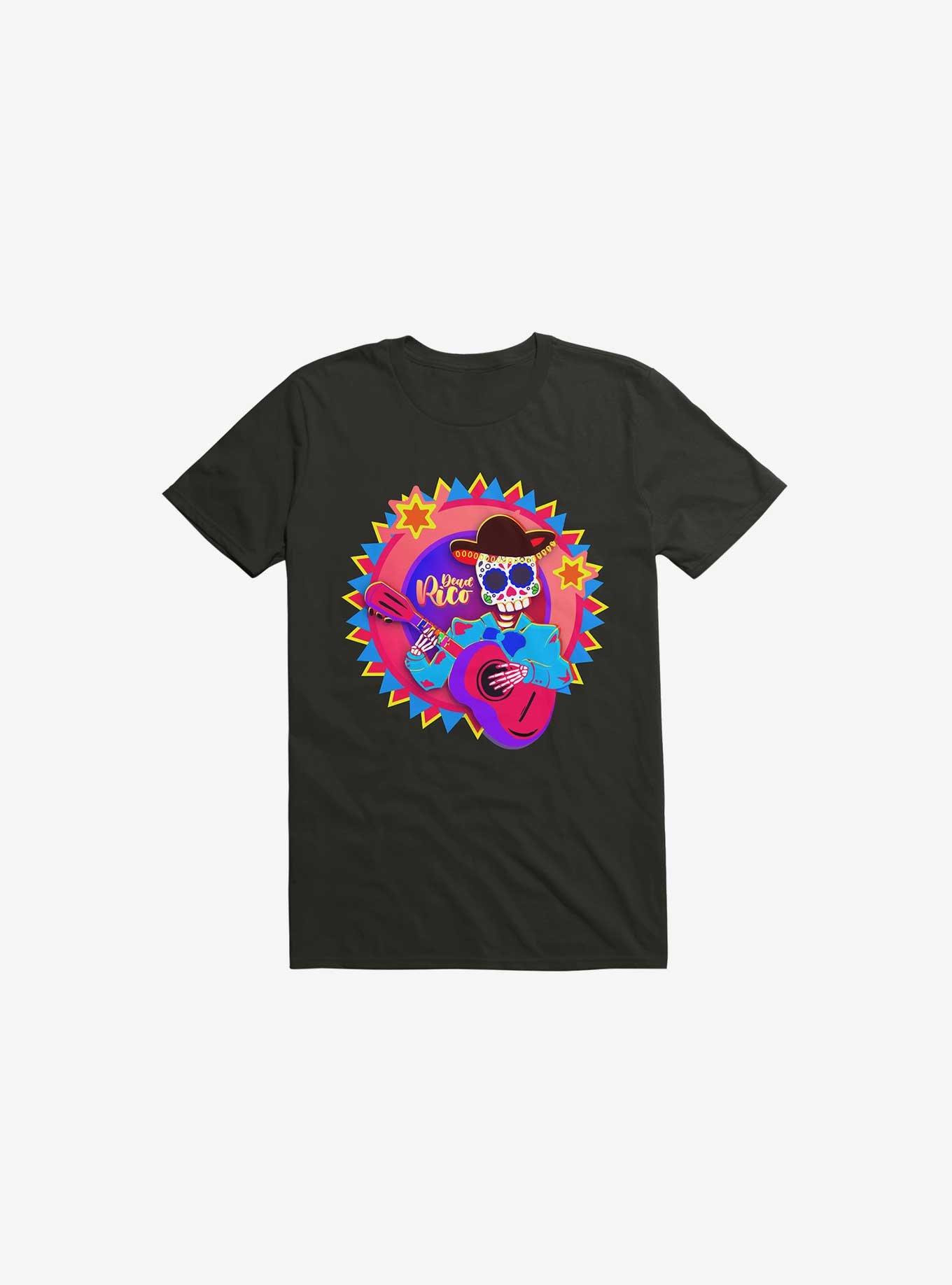 Los Muertos Sugar Skull Black T Shirt Black Hot Topic