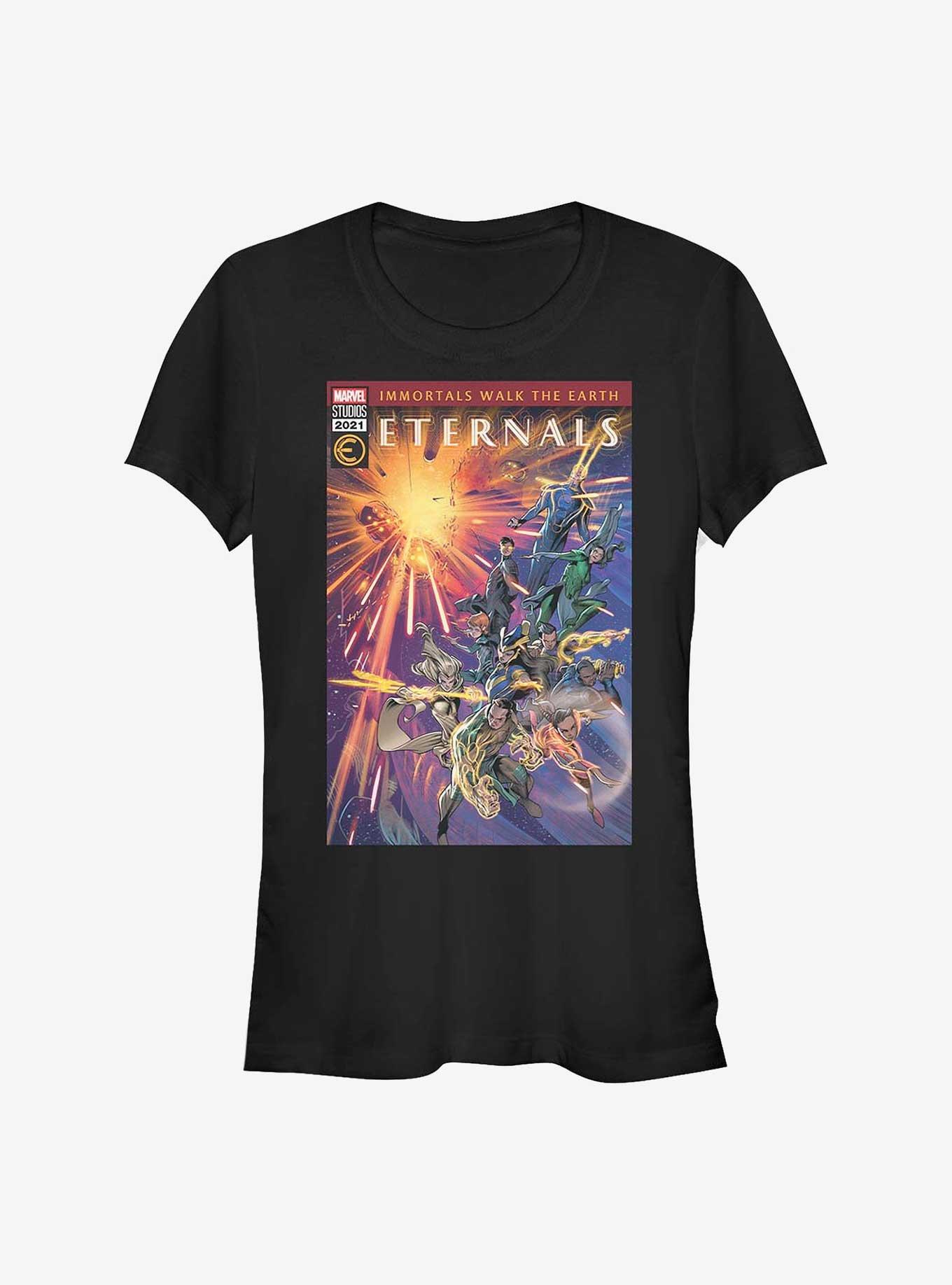 Marvel Eternals Eternals Issue Girls T-Shirt - BLACK | Hot Topic
