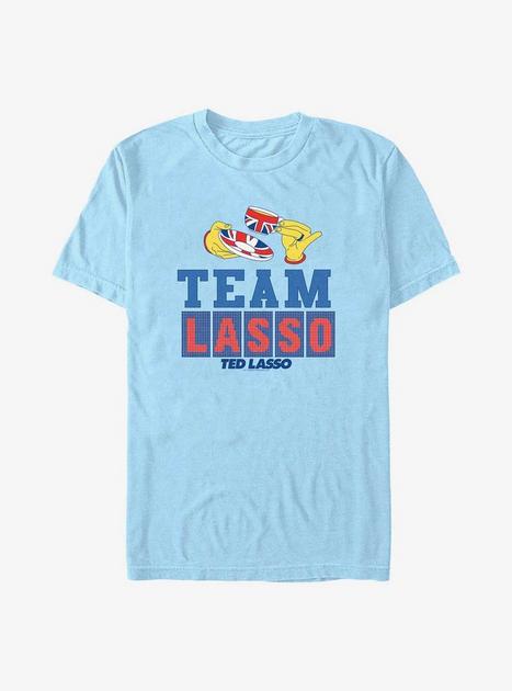 Ted Lasso Team Lasso Tea Cup T-Shirt - BLUE | Hot Topic