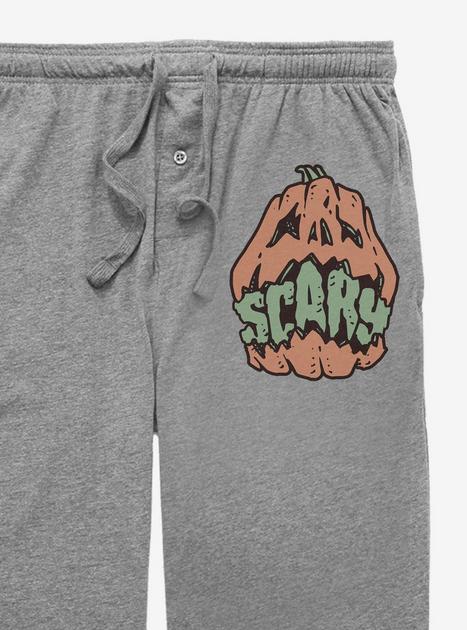 Halloween Scary Jack-O-Lantern Pajama Pants - GREY | Hot Topic