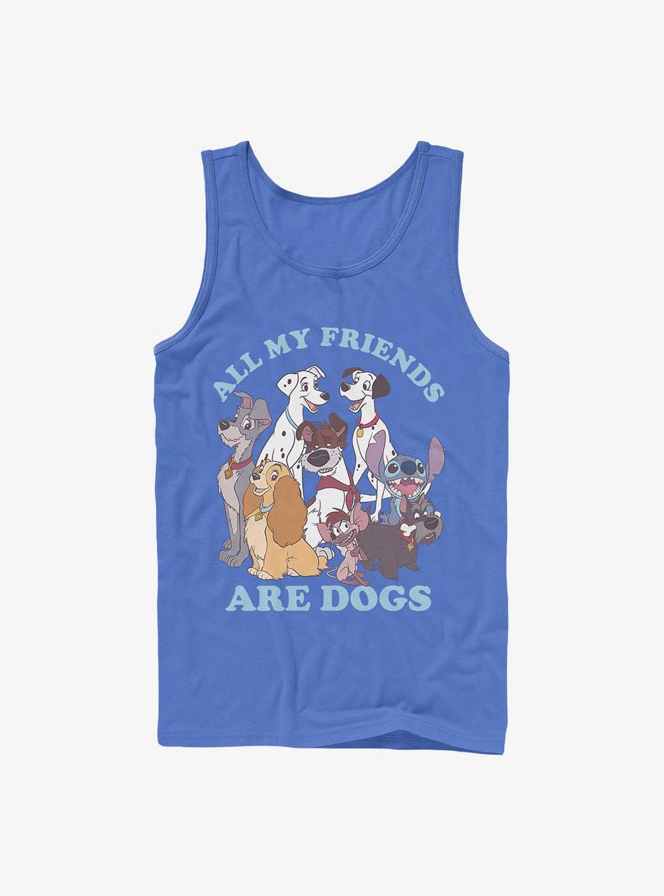 Disney All My Friends Are Dogs Tank - BLUE | Hot Topic