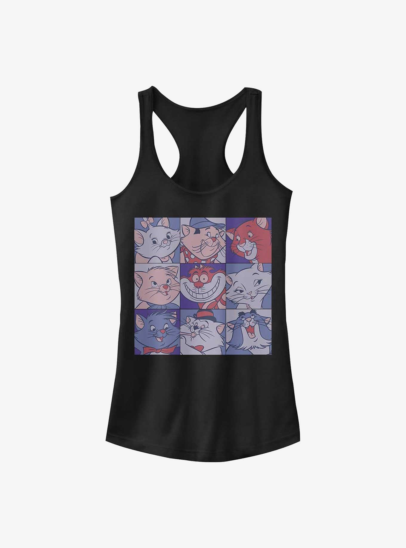 Disney Cats Squared Girls Tank - BLACK | Hot Topic