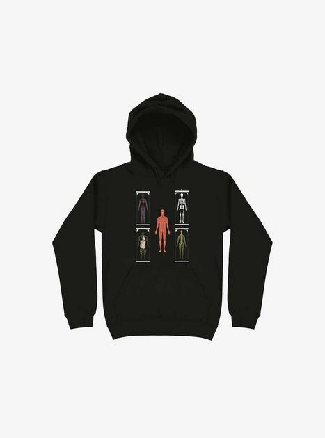 Human Anatomy Black Hoodie - BLACK | Hot Topic