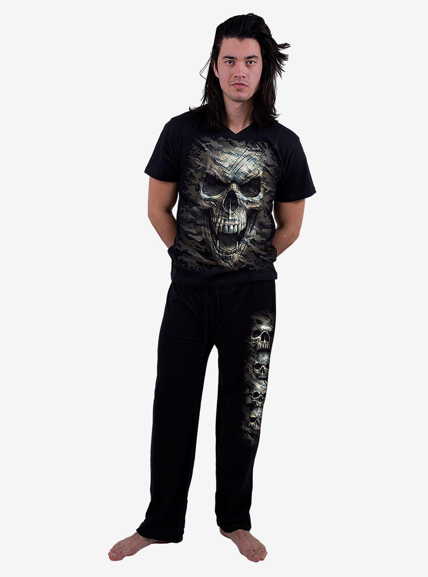 Camoskull 4 PC Gothic Pajama Set | Hot Topic